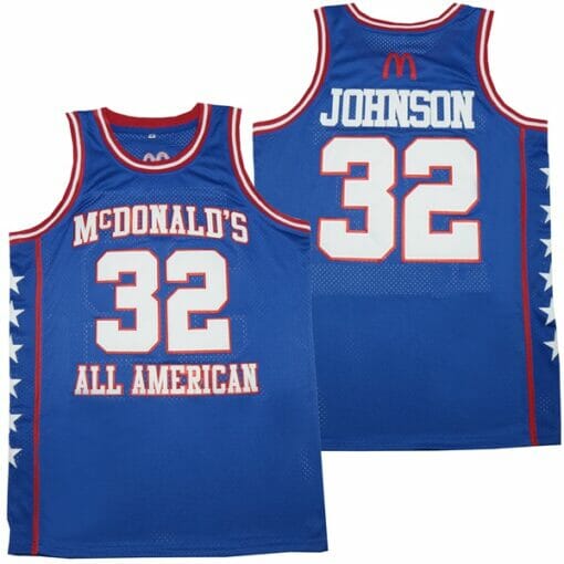 Magic Johnson #32 Mcdonalds Movie Basketball Jersey - Malcom Terry