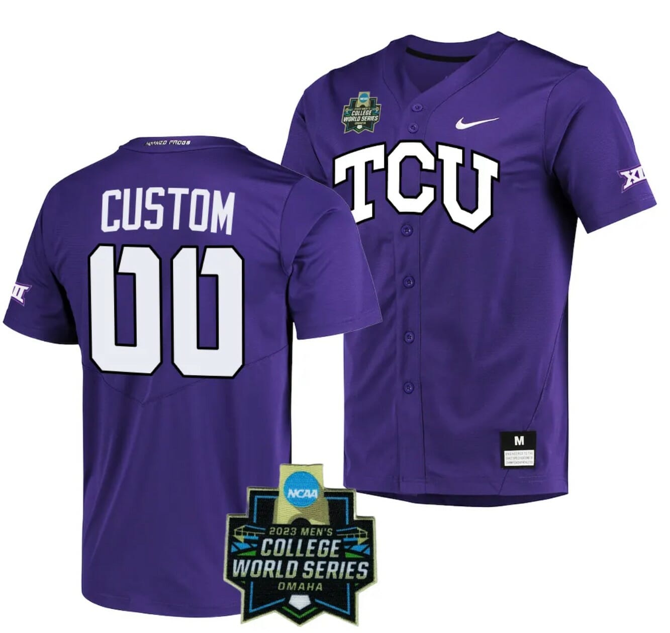 [Trending] Buy New Custom TCU Horned Frogs Baseball Jersey