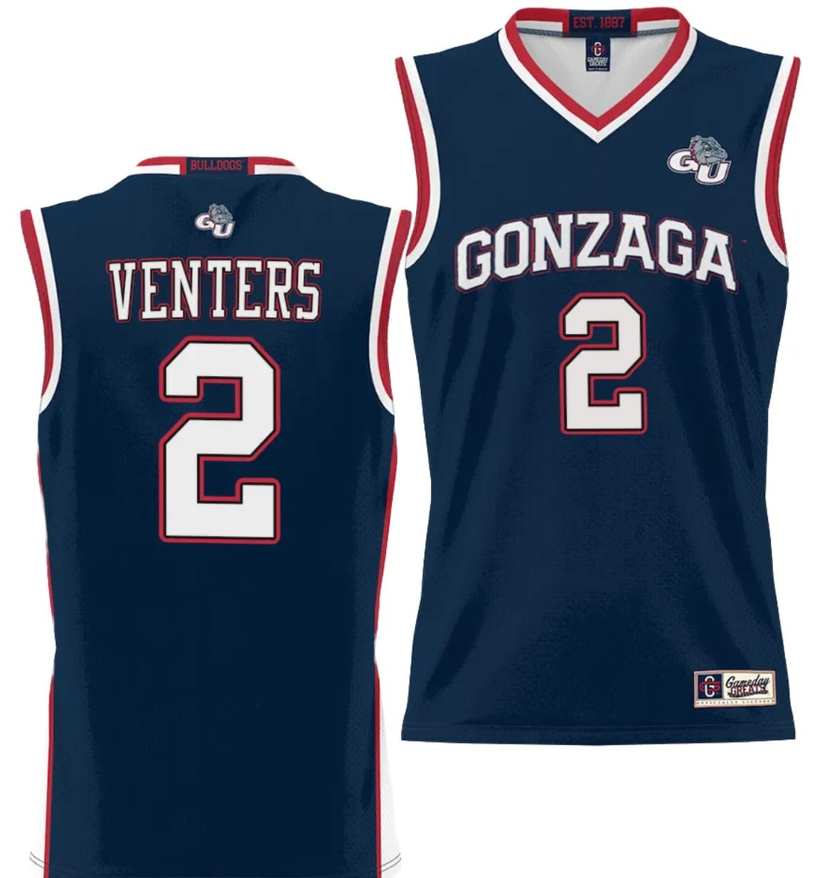 [Trending] Buy New Steele Venters Jersey Gonzaga Bulldogs