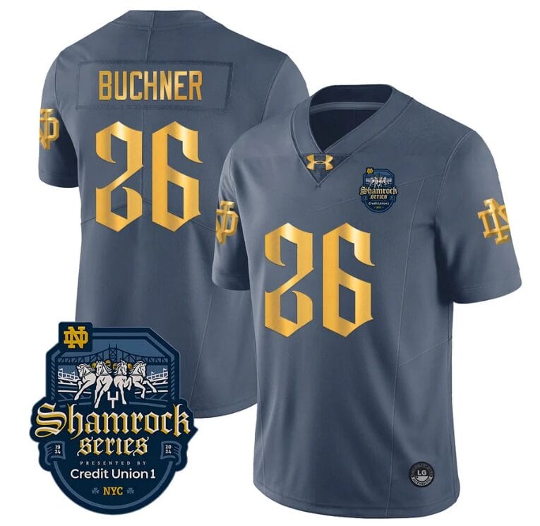 [Hot] Buy New Tyler Buchner Jersey Notre Dame Fighting Irish