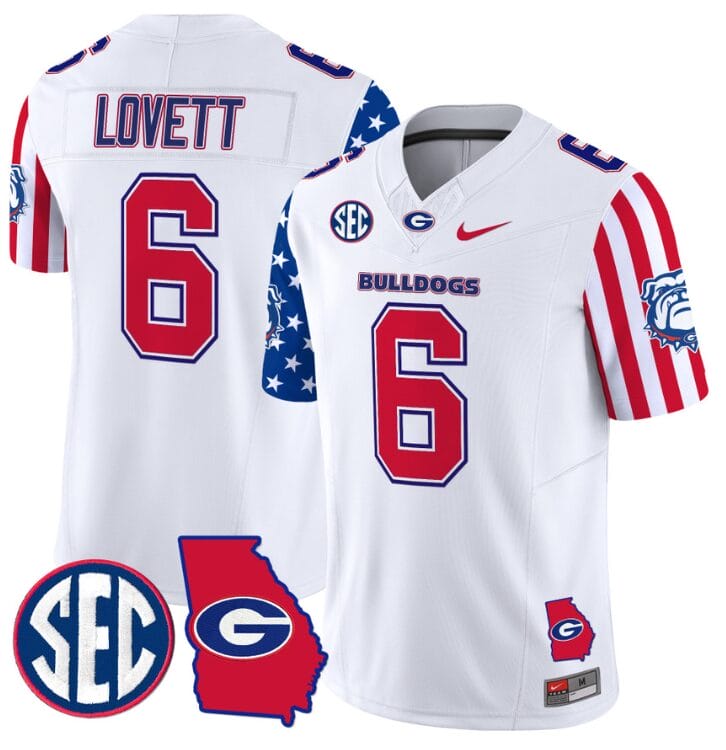 [Trending] Buy New Dominic Lovett Jersey Georgia Bulldogs